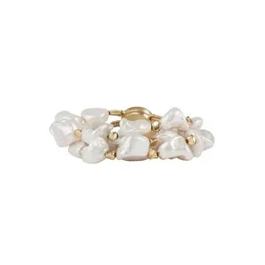 Saachi Charlotte Pearl Bracelet - White