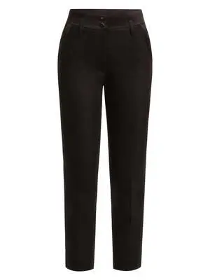 TIA DORRAINE Chic Impressions Slim-fit Trousers