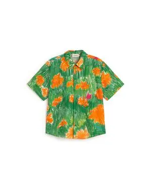 THINKING MU Crayon Paddy Flower Shirt
