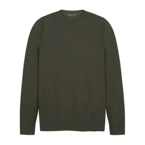 PAUL JAMES KNITWEAR Merino Cashmere Crew Neck Jumper - Green