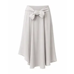 NARVAN Rojeen Skirt Velvet Gray - Silver