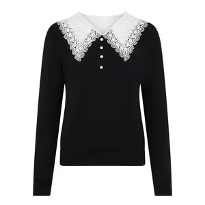 LISA THE LABEL Le Jardin Maid Sweater - Black