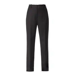 AGGI BY HALEWSKI Erin Rich Straight Suit Trousers - Black