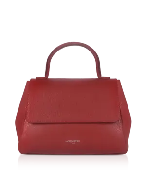 LE PARMENTIER Ladyfinger Top Handle Ladybag W/strap - Red