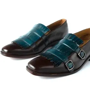 ZASTASTUDIO Mid Night Teel Loafers