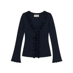 AVANI APPAREL Top Pivoine Navy - Blue