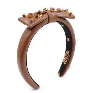 MISS CICCONI Amelia Headband Mini-me Chocolate - Brown