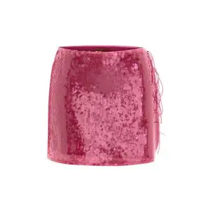 PCFG Tie Detail Mini Skirt
