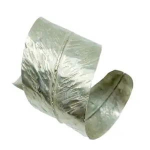 AMY DELSON JEWELRY Farrah Hammered Feather Cuff