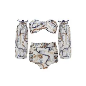 NUR KARAATA Madison Tropezienne Bikini Set - White