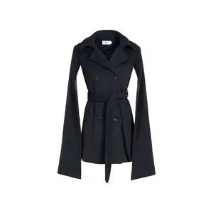 THE GT ATELIER Dramatic-sleeve Wrap Coat