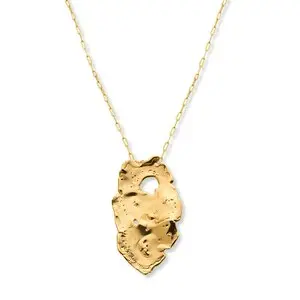 EVA REMENYI Talisman Full Moon Necklace - Gold