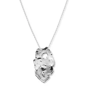 EVA REMENYI Talisman Full Moon Necklace - Silver