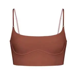 MONIQUE MORIN LINGERIE Core Long Line Bralette Sugar - Brown
