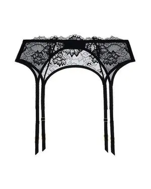 JOURNELLE Isabel Suspender Belt Noir - Black