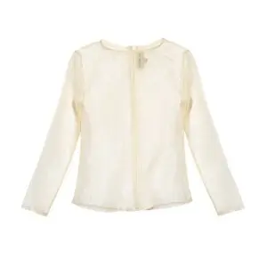 PALOMA LIRA Organsa Nude Blouse - Brown