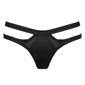 EMMA HARRIS Tamara Strappy Briefs - Black
