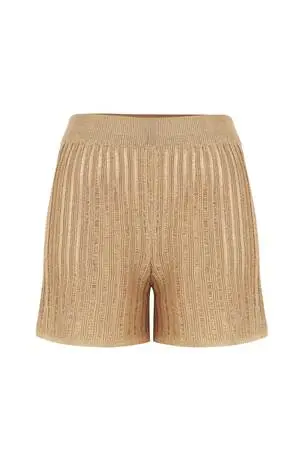 SALANIDA Sole 100% Linen Beach Shorts Sand - Brown