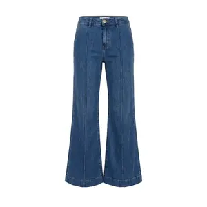 Adrift Clothing Wide Leg Jeans Mid Wash
