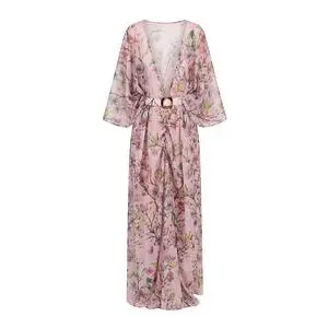 NUR KARAATA Island Mirage Cover Up - Pink