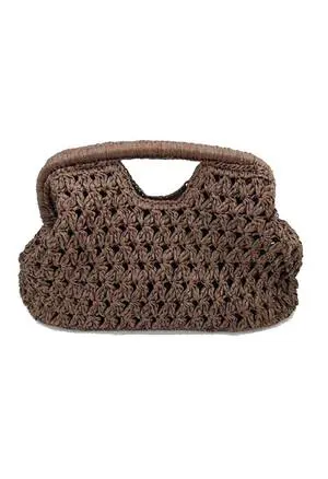 NOOKI DESIGN Neutrals Charleston Framed Grab Bag-natural - Yellow