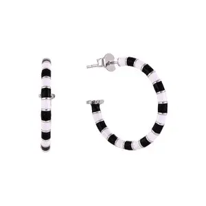 PINNOLE Black / White Black & White Earrings - Black/white