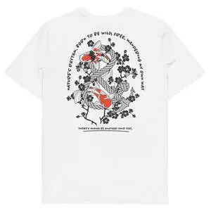 ANCHOR & CREW Organic Cotton Printed T-shirt - White