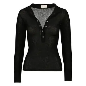 MARIANNE BY MARIE JORDANE Britney Polo Neck Sweater - Black