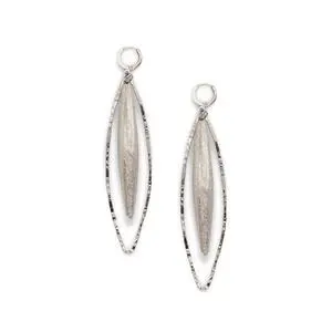 JAREDJAMIN Zeppelin Hailey Leverback Earrings - Silver