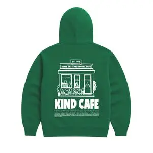 DONT EAT THE HOMIES Deth Cafe Hoodie - Green