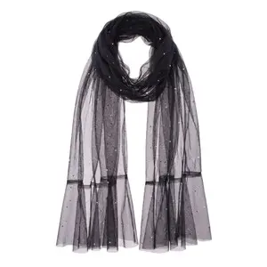 Saachi Sheer Crystal Scarf