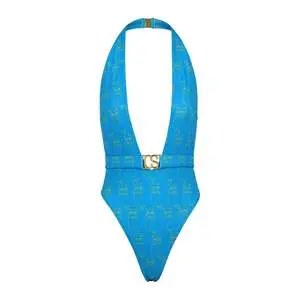 CATNIP AND SEAWEED Nipsea Print One-piece Swimsuit - Blue