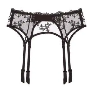 JOURNELLE Cristiana Suspender Belt Noir - Black