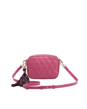FABLE ENGLAND Alice Quilted Camera Bag In Rose - Pink