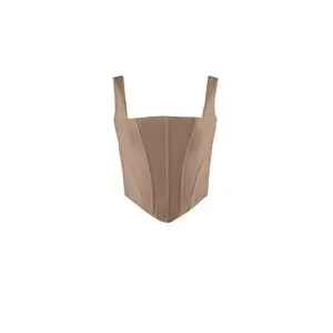 VESTIAIRE D'UN OISEAU LIBRE Neutrals Cashmere Corset - Beige