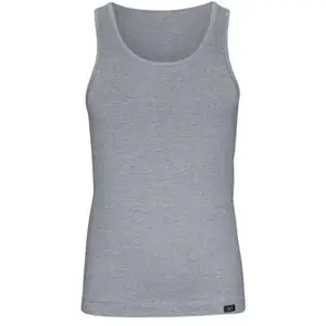 ZD ZERO DEFECTS Sport Tank Top In Premium Egyptian Cotton - Grey