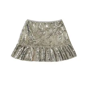 YORSTRULY Disco Tennis Skirt - Silver