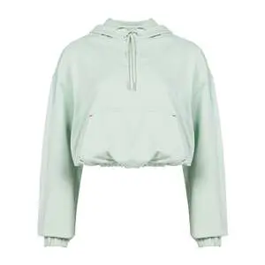 PCFG Neutrals / Free Heaven Crop Hoodie Surf Spray - Green