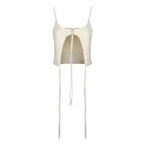 BIANCA RESORTWEAR Nicole Top In Ivory - White