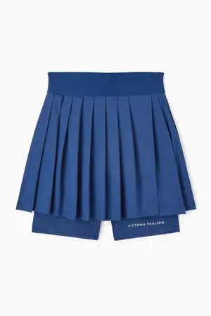 VICTORIA PAULSEN Jessa Skort Navy - Blue