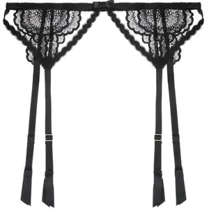 JOURNELLE Natalia Suspender Belt Noir - Black