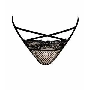 IVY SWIMWEAR Lucy In Lace Bikini Bottoms - Black