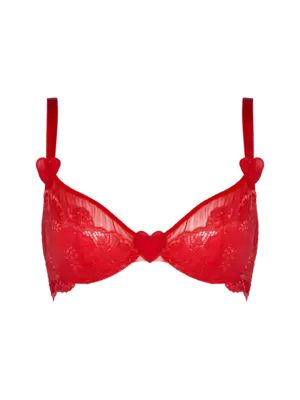 BONBON LINGERIE Griselda Underwi Bra - Red