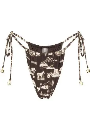 WILD LOVERS LONDON Rodeo Bikini Bottoms - Brown
