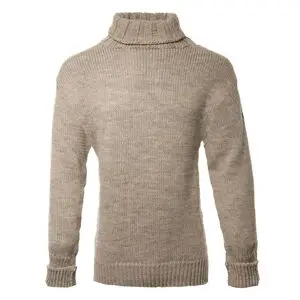 ARTHUR BEALE Neutrals Oiled Wool Beerenberg Pullover Light Welsh - Grey