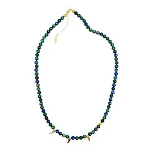 FARRA Phoenix Lapis Necklace - Green