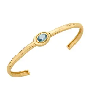 LINYA JEWELLERY Olivia Stone Handcuff - Blue