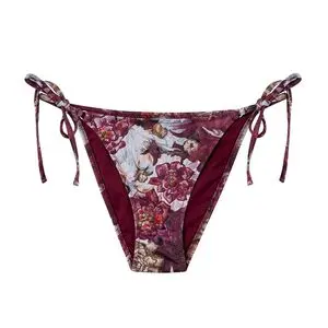 HELIOPHILIA Miss Burgundy Bikini Bottom - Red