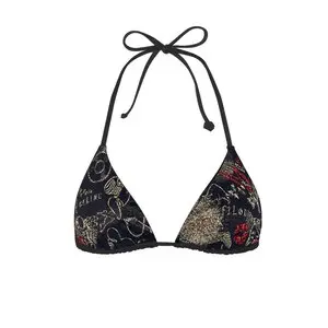 GEEGEE COLLECTION Circus Bikini Top - Black