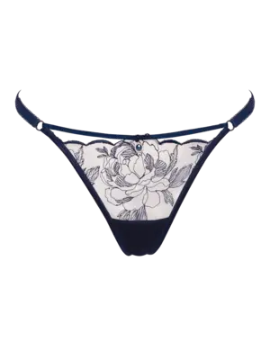 BONBON LINGERIE Coco Heart G-string - Blue